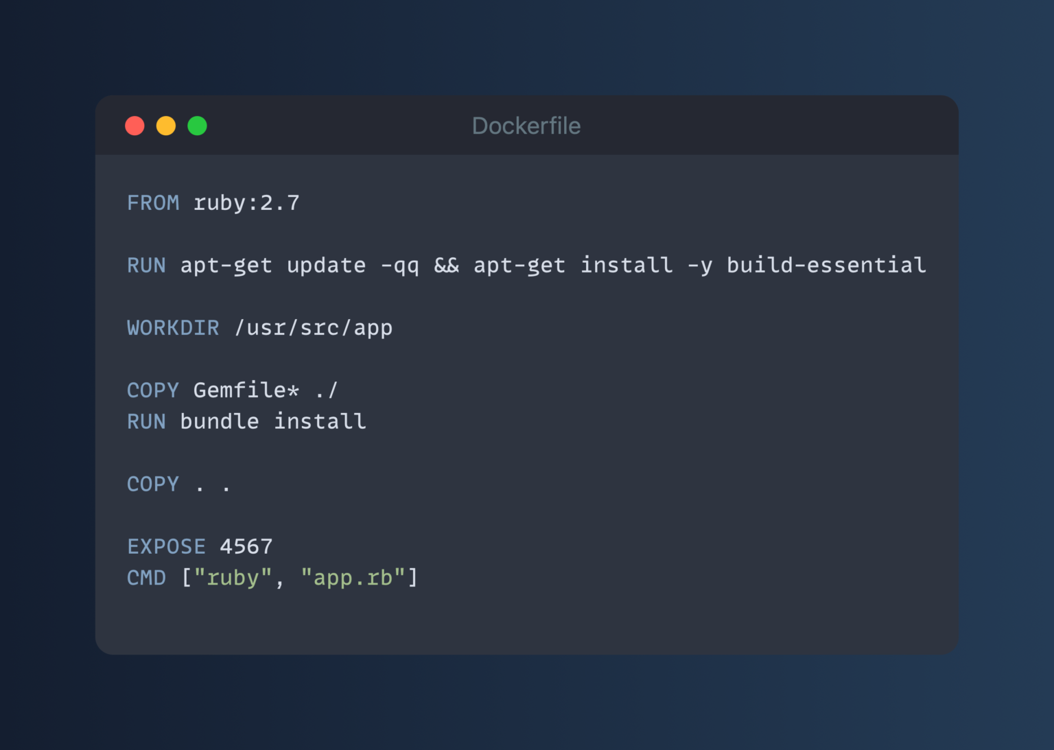 Como crear un contenedor Docker de Ruby – [PERR0_HUNTER]